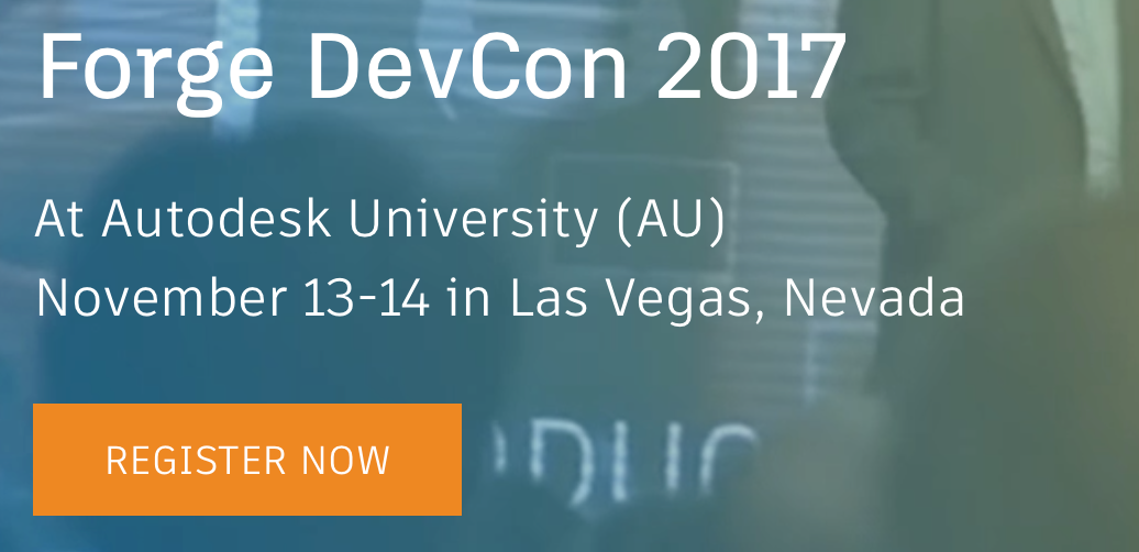 Autodesk Developer Blog : Forge DevCon at AU Las Vegas
