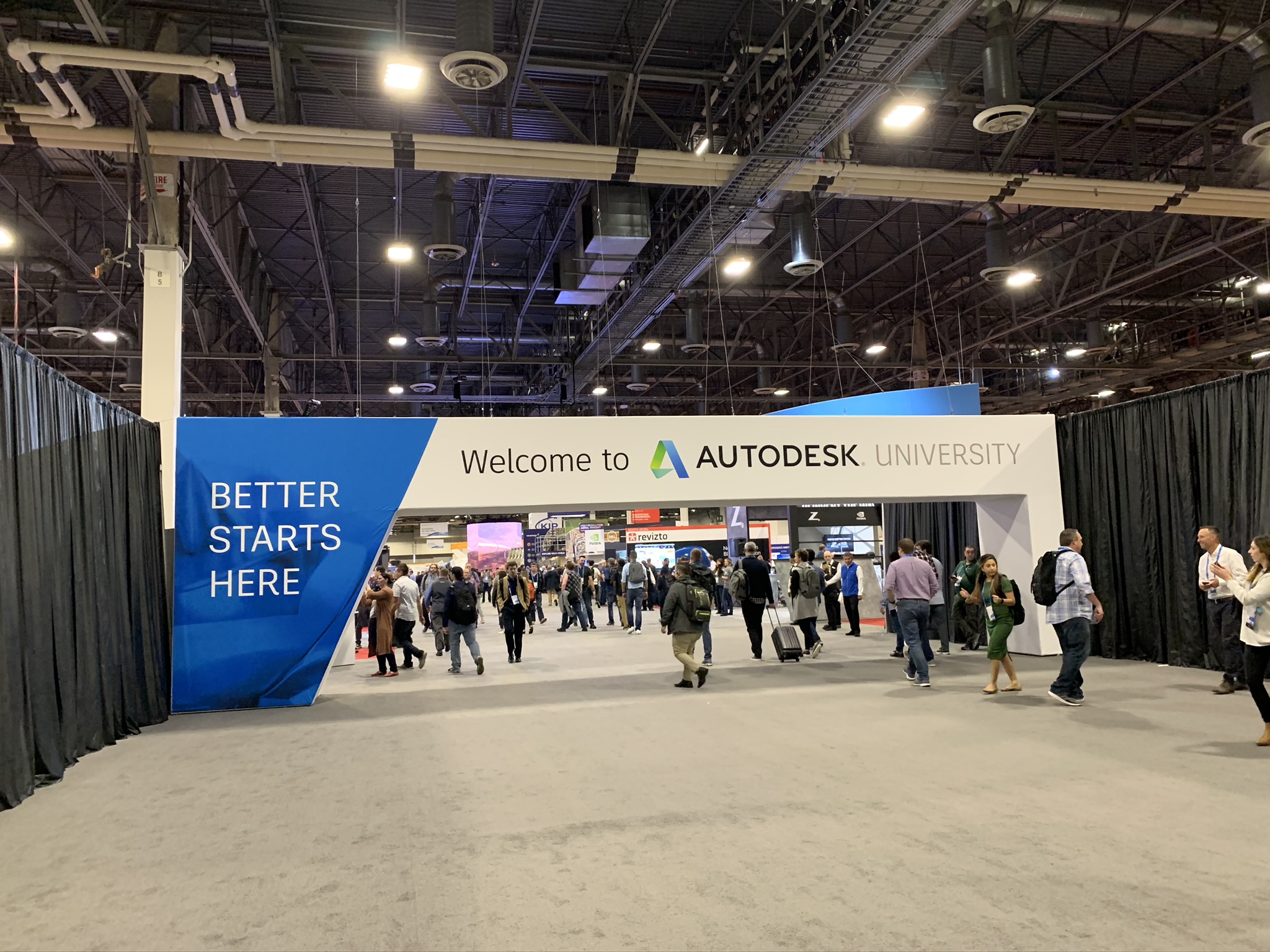Autodesk Developer Blog : Forge DevCon Las Vegas 2019 アップデート：AU Expo 会場