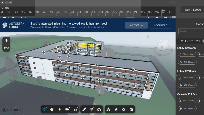 Autodesk Developer Blog : Forge Viewer：Data Visualization エクステンション