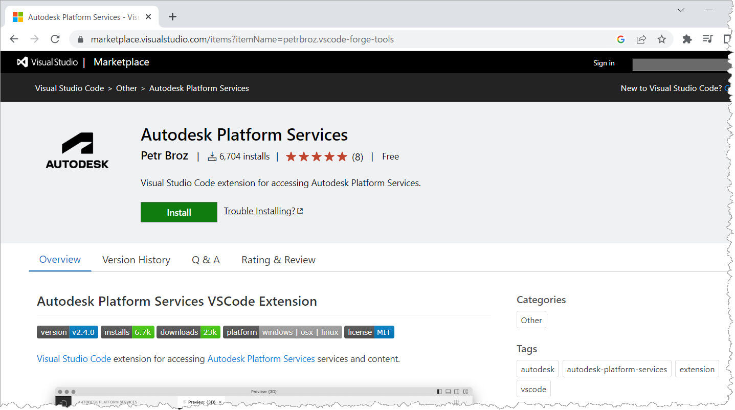 Autodesk Developer Blog : APS VS Code Extension