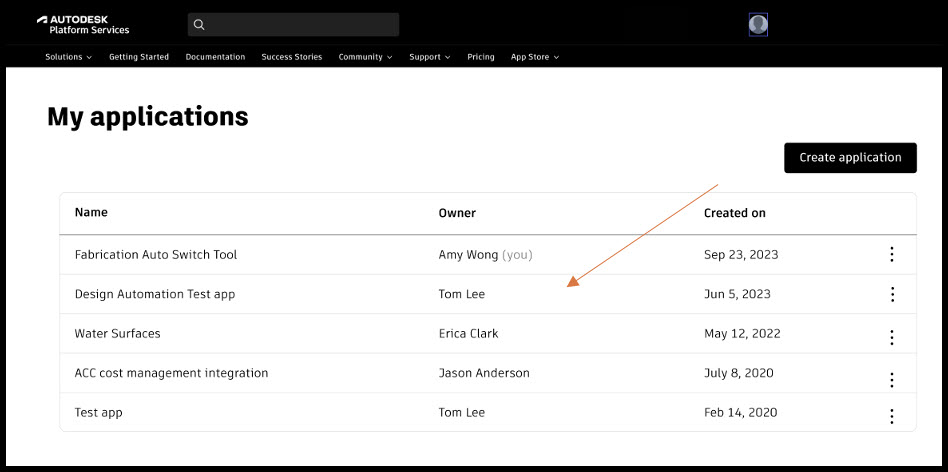 Autodesk Developer Blog : アプリ別 Token Usage レポート