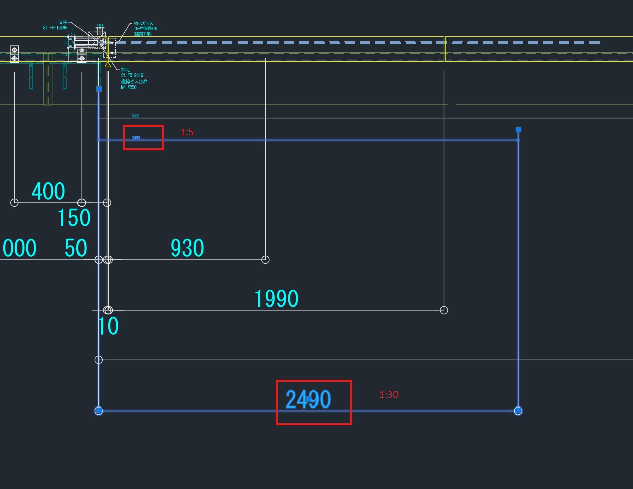 Extract Dimension Value Position in AutoCAD by Scale